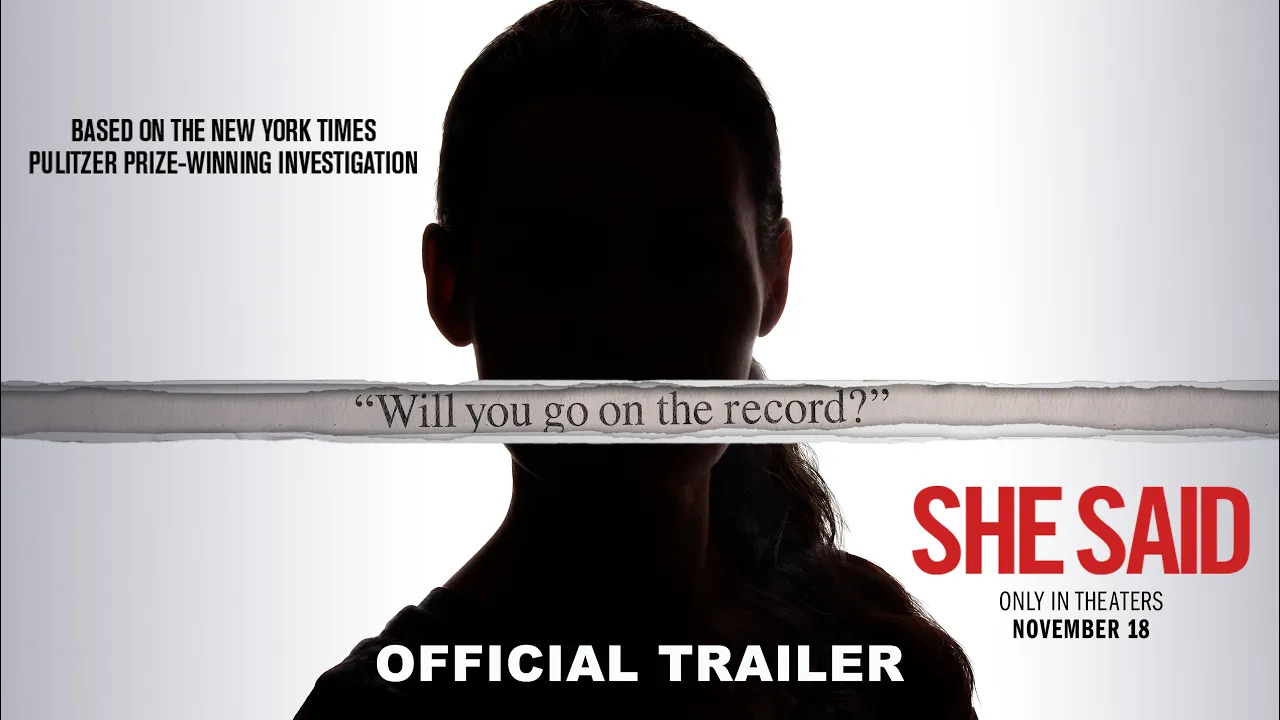 She Said: Trailer zum Kinofilm MeToo Movement She Said: Trailer zum Kinofilm MeToo Movement